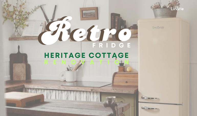Reviving Nostalgia: Linarie's Annecy Retro Fridge in Cream at The Bush ...