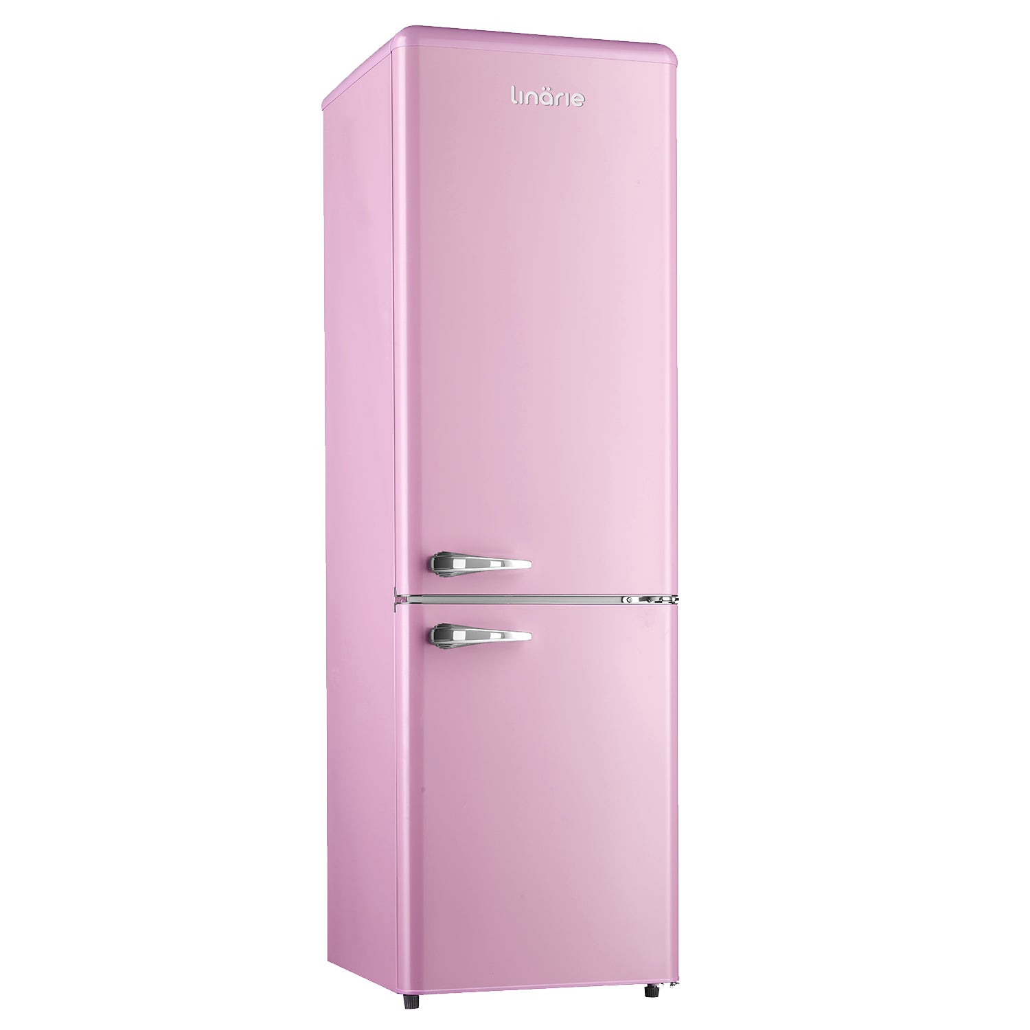 Pink Retro Fridge | 242L Bottom Mount Retro Style Fridge Freezer ...